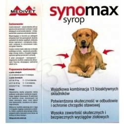 Synomax 275ml syrop na stawy dla psów SUPER CENA ! – Pet Centrum